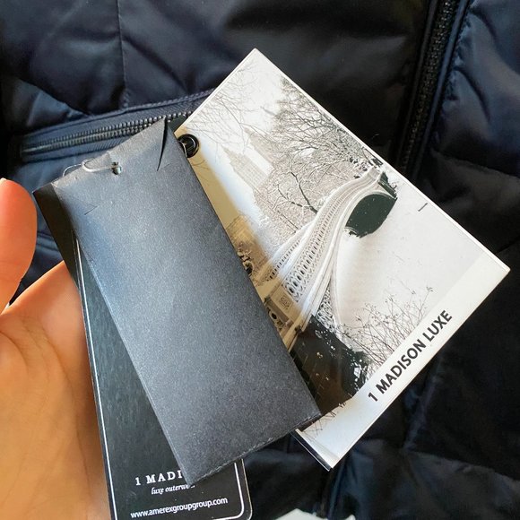 1 Madison | Jackets & Coats | One Madison Patch Pocket Furtrim Puffer ...